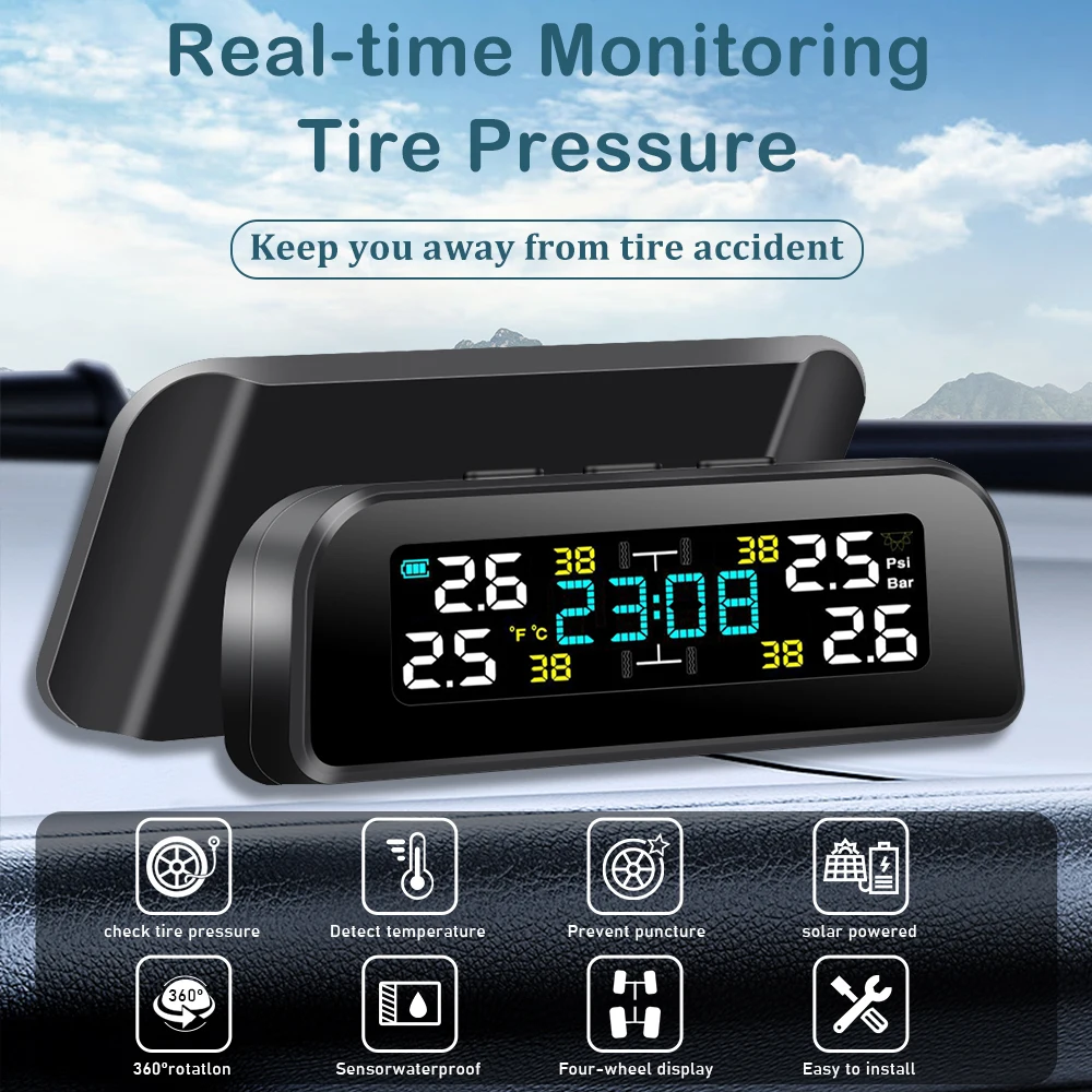CODASH TPMS Sensor Car Tire Pressure Monitoring System Tyre Pressure ...