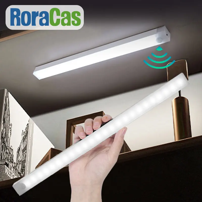 Motion-Sensor-Light-Rechargeable-LED-Night-Light-Wirless-Bedroom-Night ...