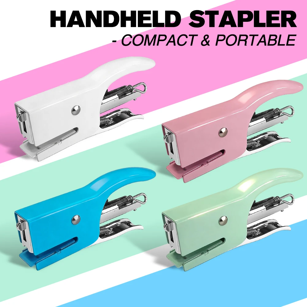 1 Pcs Stapler Heavy Duty Set 20 Sheets Desktop Office Work Student ...
