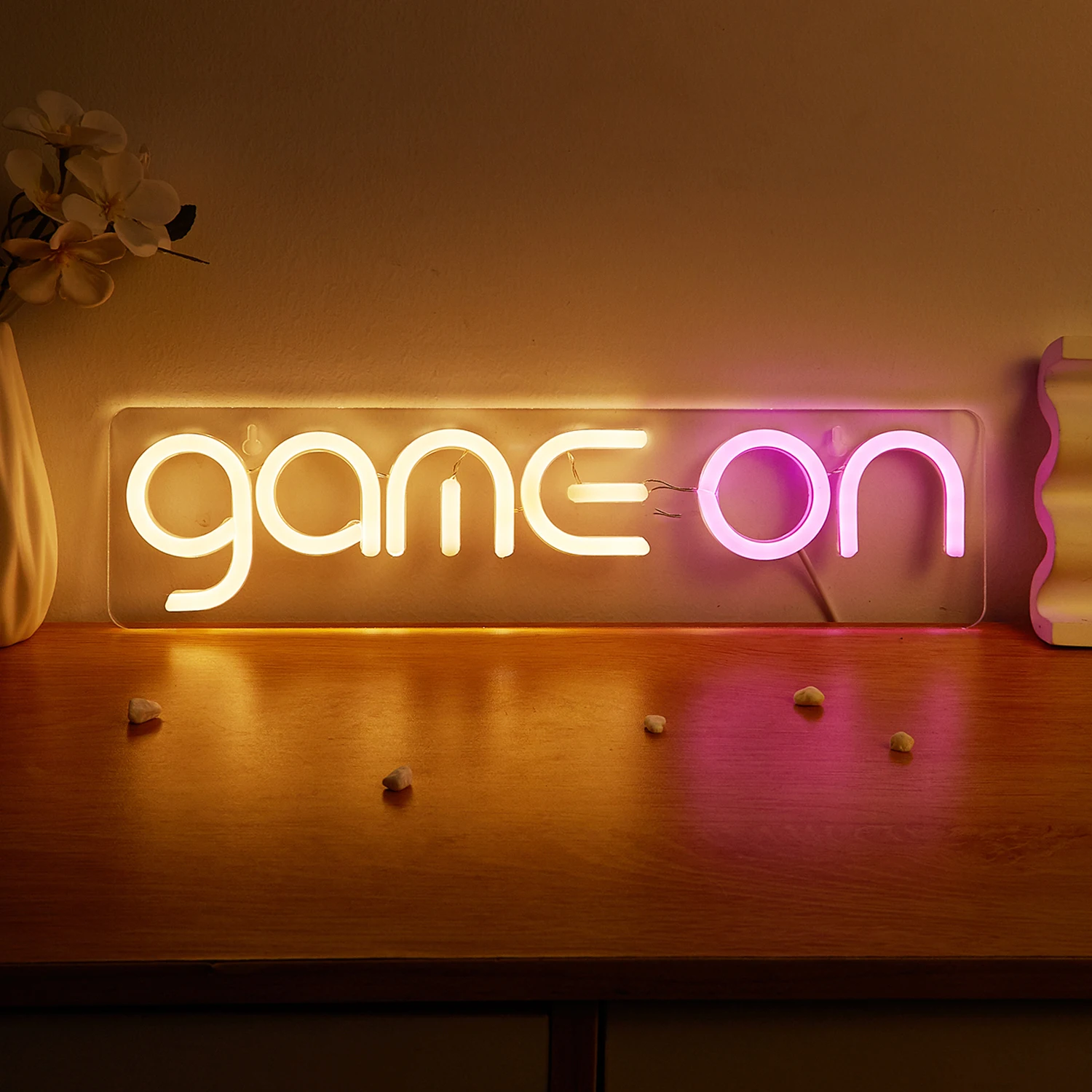 Chi-buy-LED-Neon-Game-On-USB-Powered-Neon-Signs-Night-Light-3D-Wall-Art ...