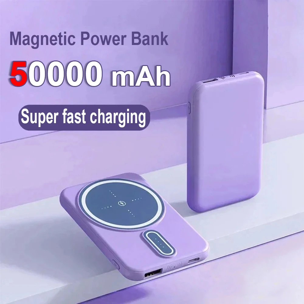 50000mAh-Wireless-Magnetic-Power-Bank-Ultra-Thin-22-5W-Super-Fast ...