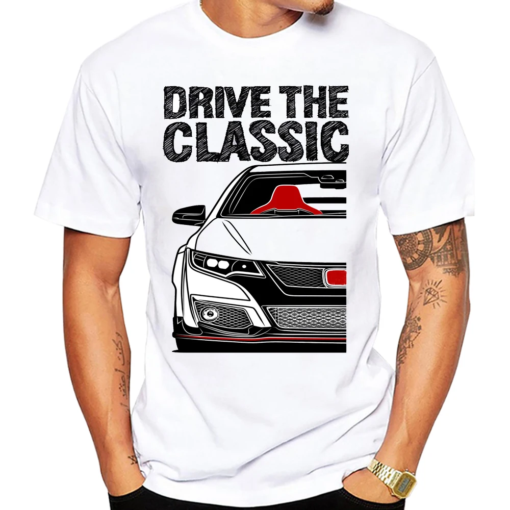 Drive-Civic-Type-R-FK2-Best-Shirt-Car-Design-T-Shirt-New-Summer-Men ...