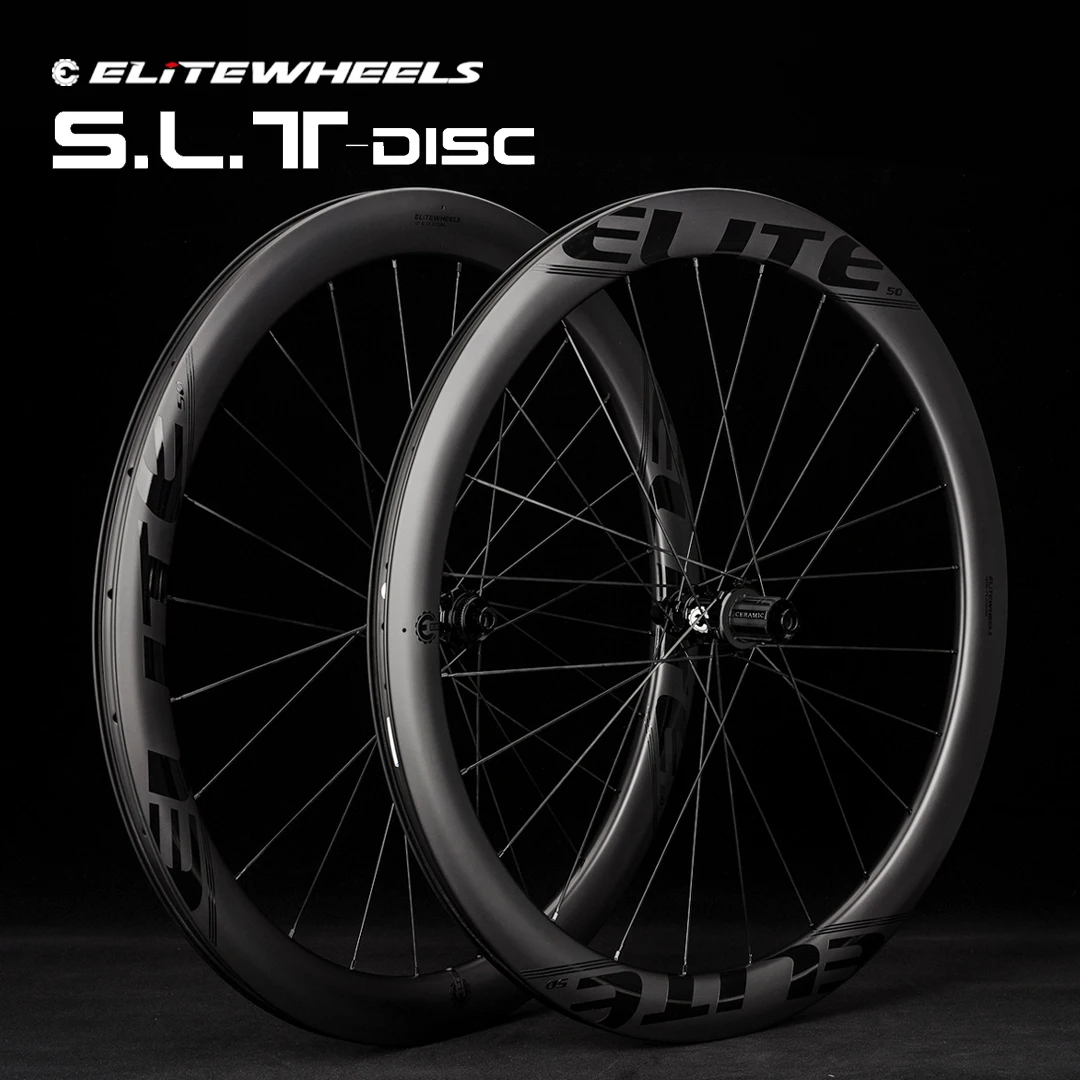 ELITEWHEELS-SLT-Road-Disc-Carbon-Wheelset-Ceramic-Bearing-Center-Lock ...