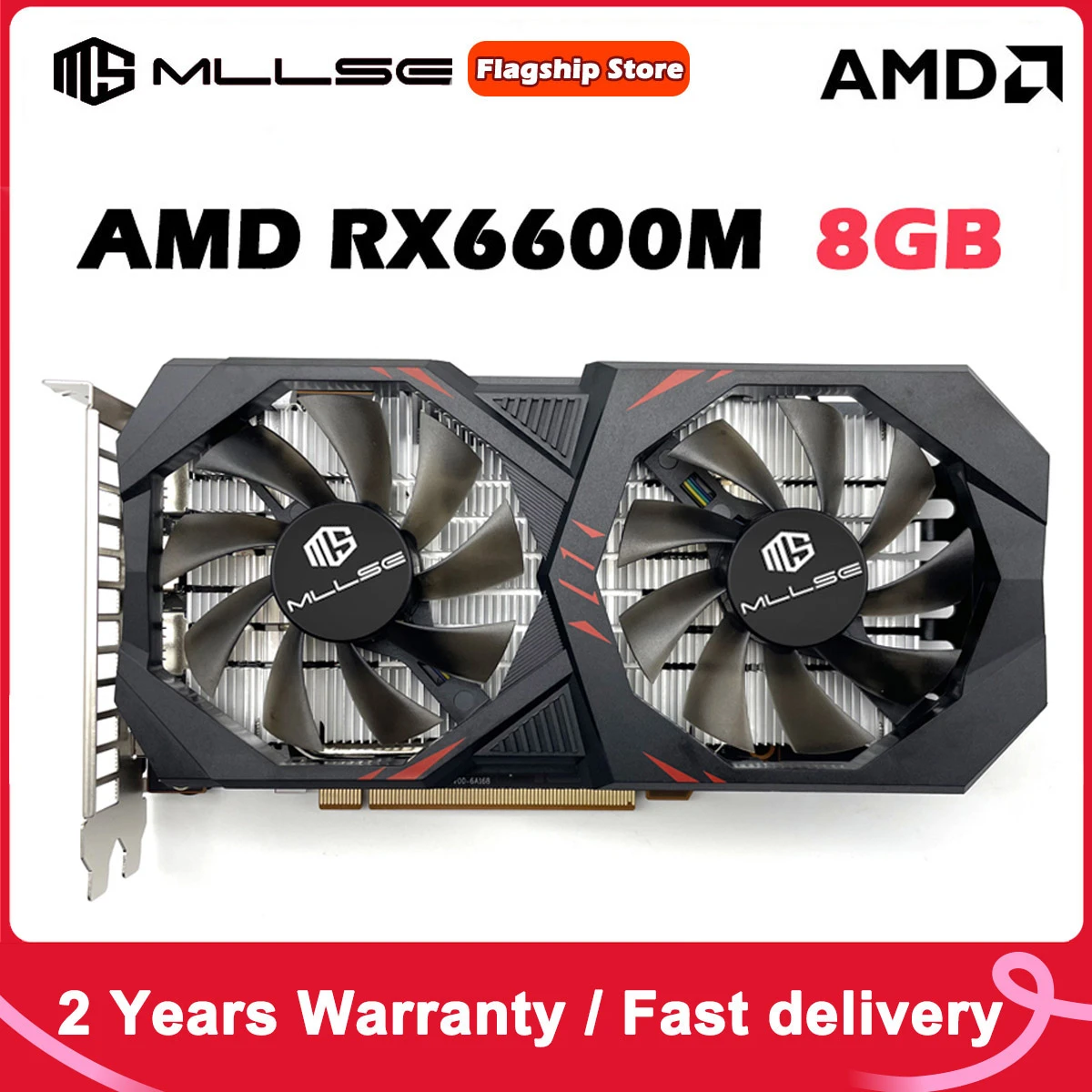 MLLSE tarjeta gráfica AMD Radeon rx 6600M, 8GB, GPU GDDR6, 128 bits ...