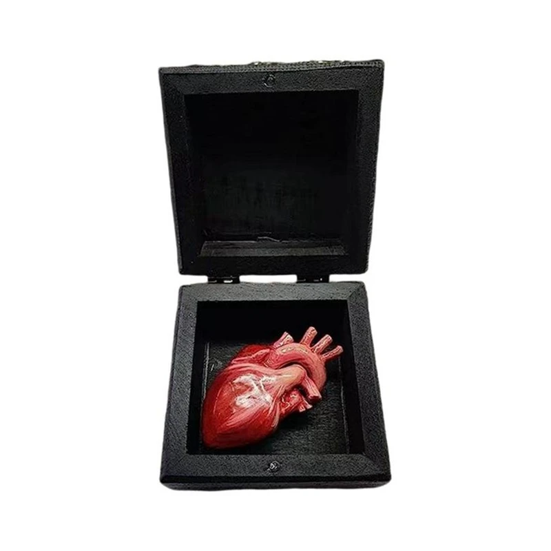 Creative Real Heart Toy Organ Heart Box Prank Toys Trick Funny Toy ...