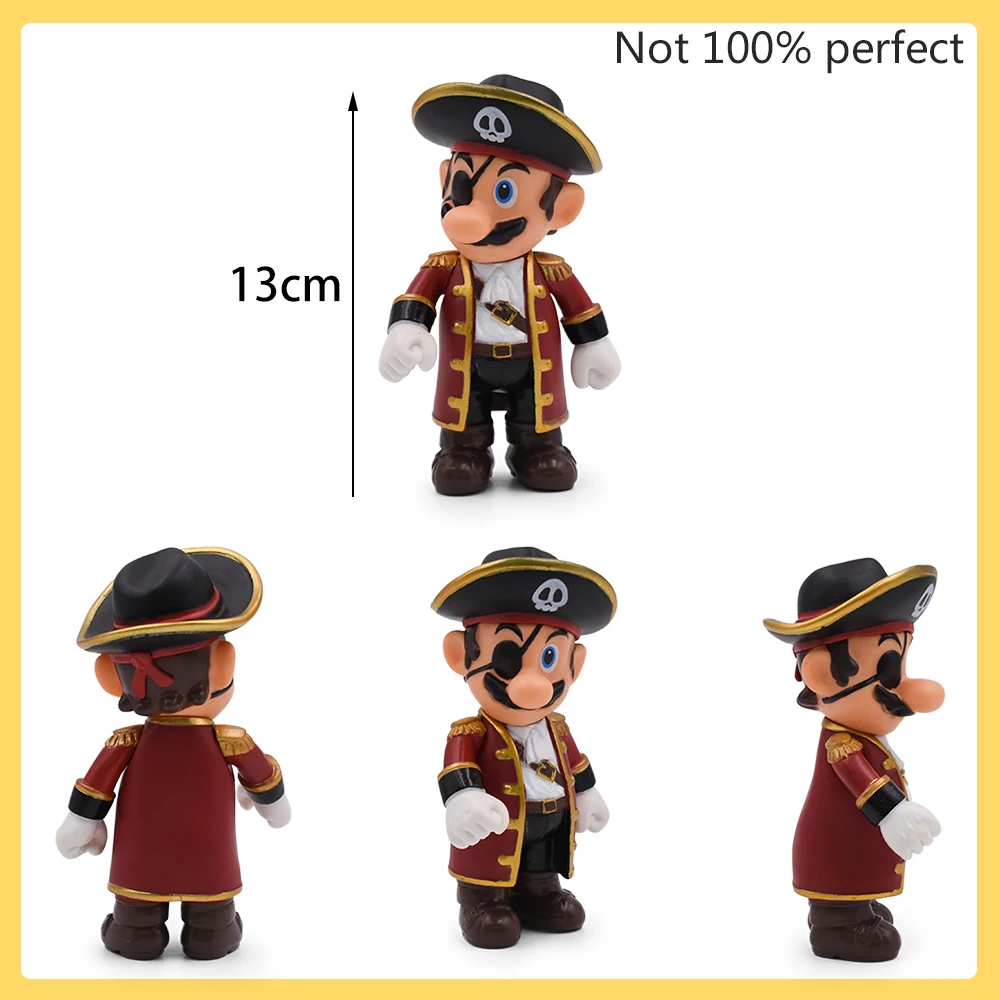 Figura de acción de Super Mario Bros Luigi, modelo de juguete de Bowser ...