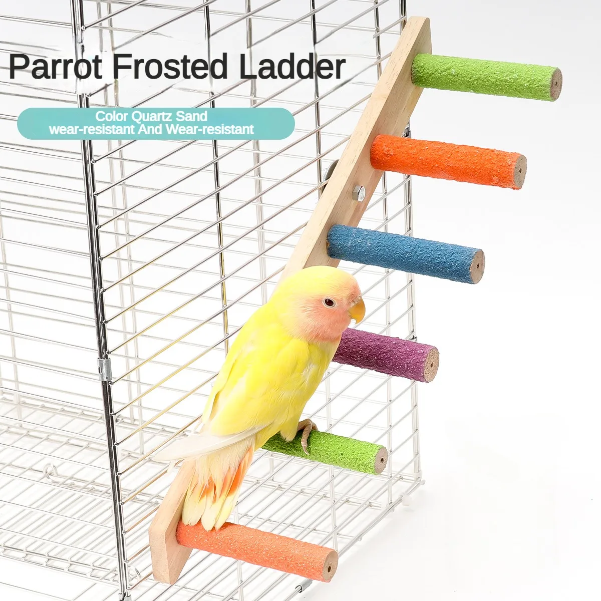 4-6-8-Step-Bird-Wood-Climbing-Ladder-Pet-Parrot-Interactive-Ladder-Toy ...
