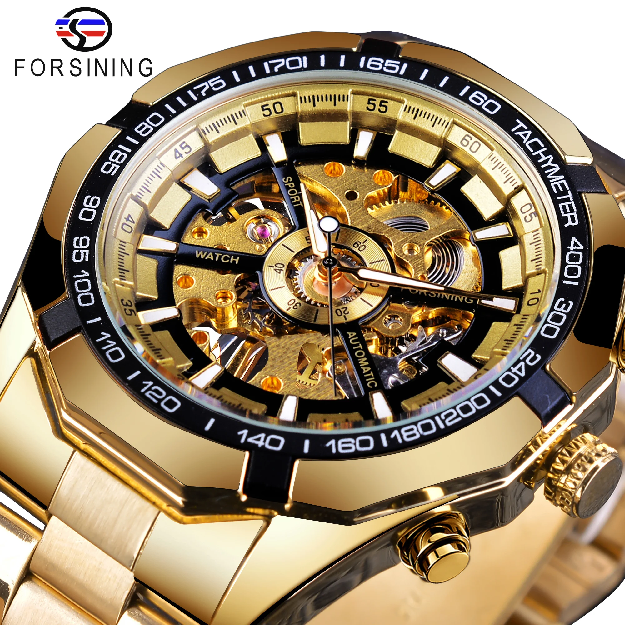 Forsining-Skeleton-Dial-Men-s-Mechanical-Watches-Luminous-Golden-Sport ...