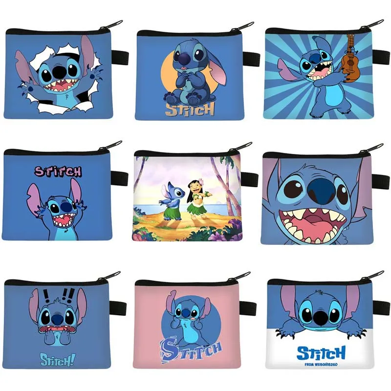 21 Colors Cartoon Disney Lilo Stitch Children Plush Coin Purse ...