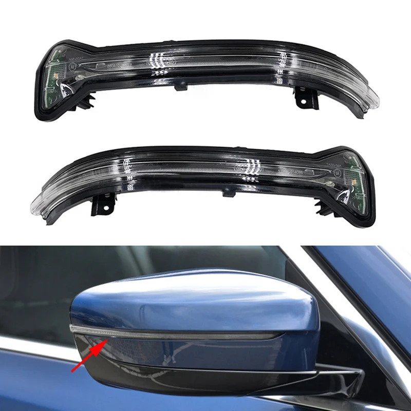 Left Right Car Mirror Turn Signal Light For BMW 3 4 5 6 7 8 Series G30 ...