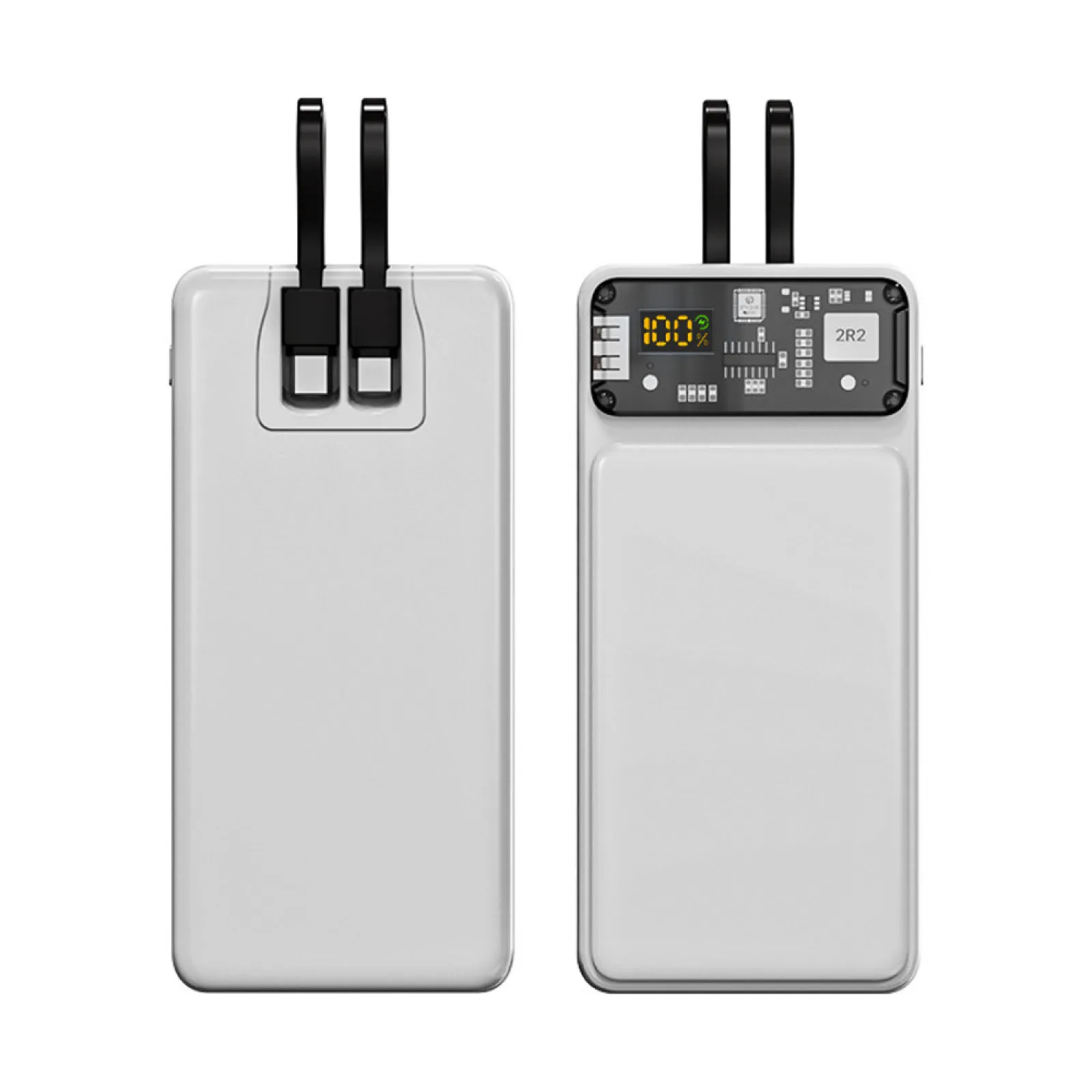 2 Slots 1260110 Battery Power Bank Case Shell With LCD Display DIY Kit ...