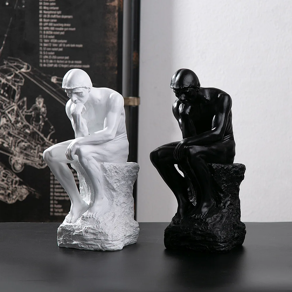 Thinking Man Statue Michelangelo