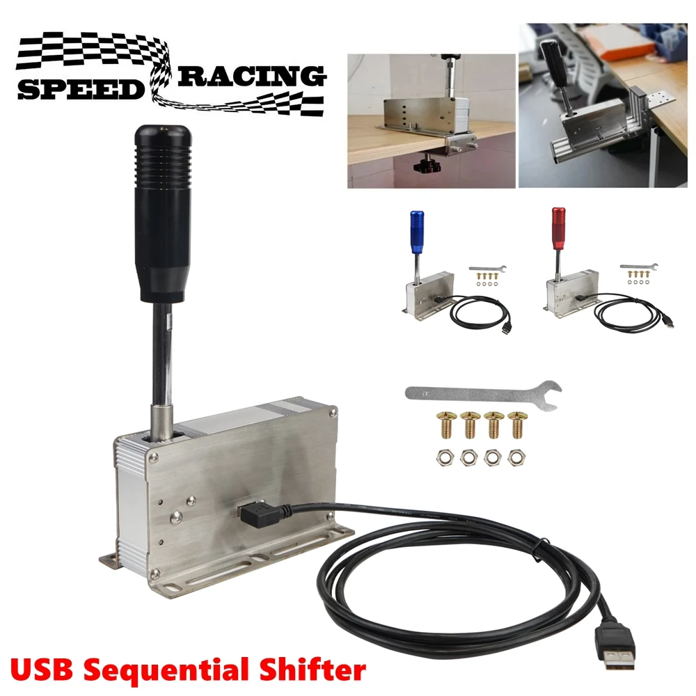 PC-USB-Sequential-Shifter-Gear-Shifter-For-Logitech-G25-G27-G29-G920 ...