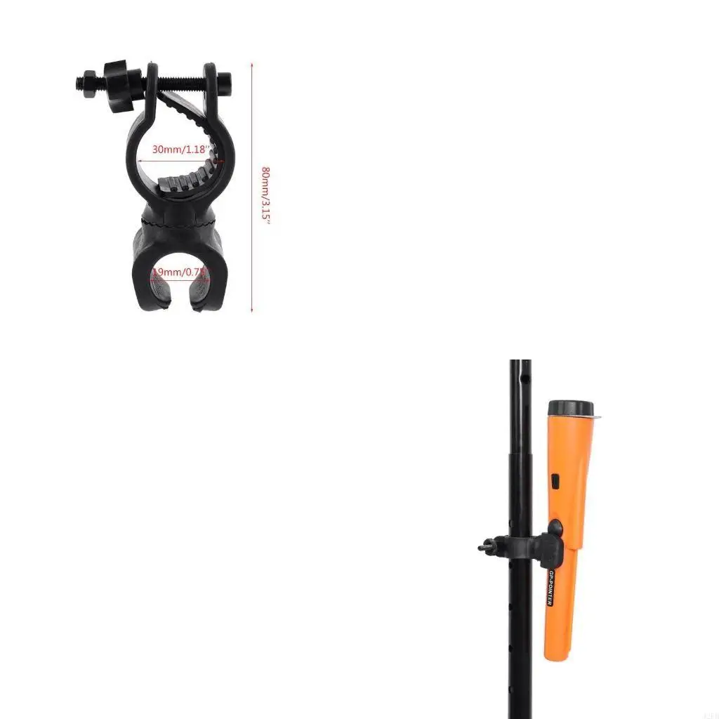 Metal Detector Pinpointer Mount Flashlight Holder Suitable for ...