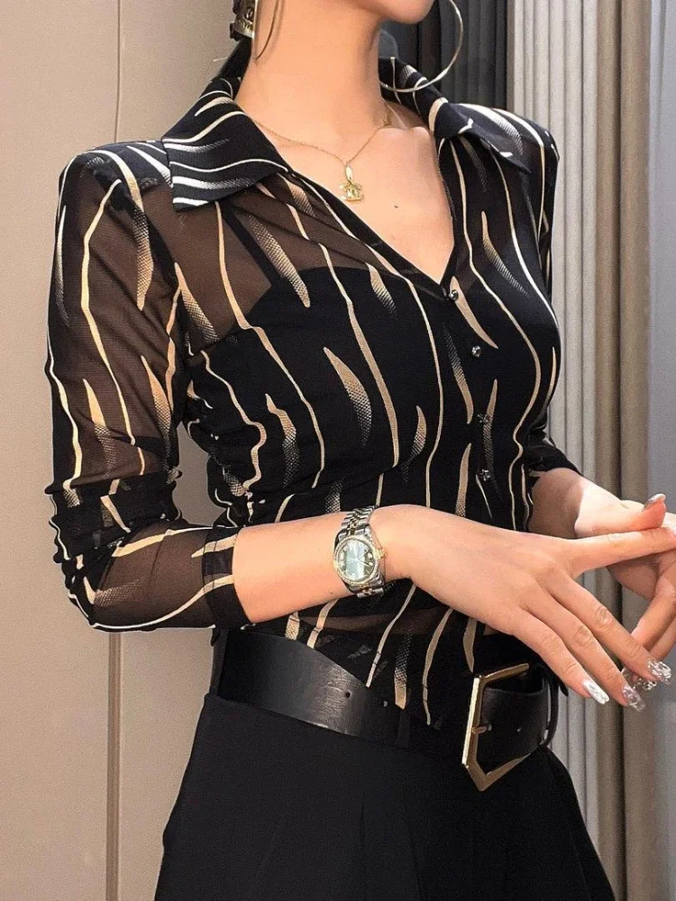 Simple-Black-Women-s-Shirt-And-Blouse-Perspective-Luxury-Designer ...
