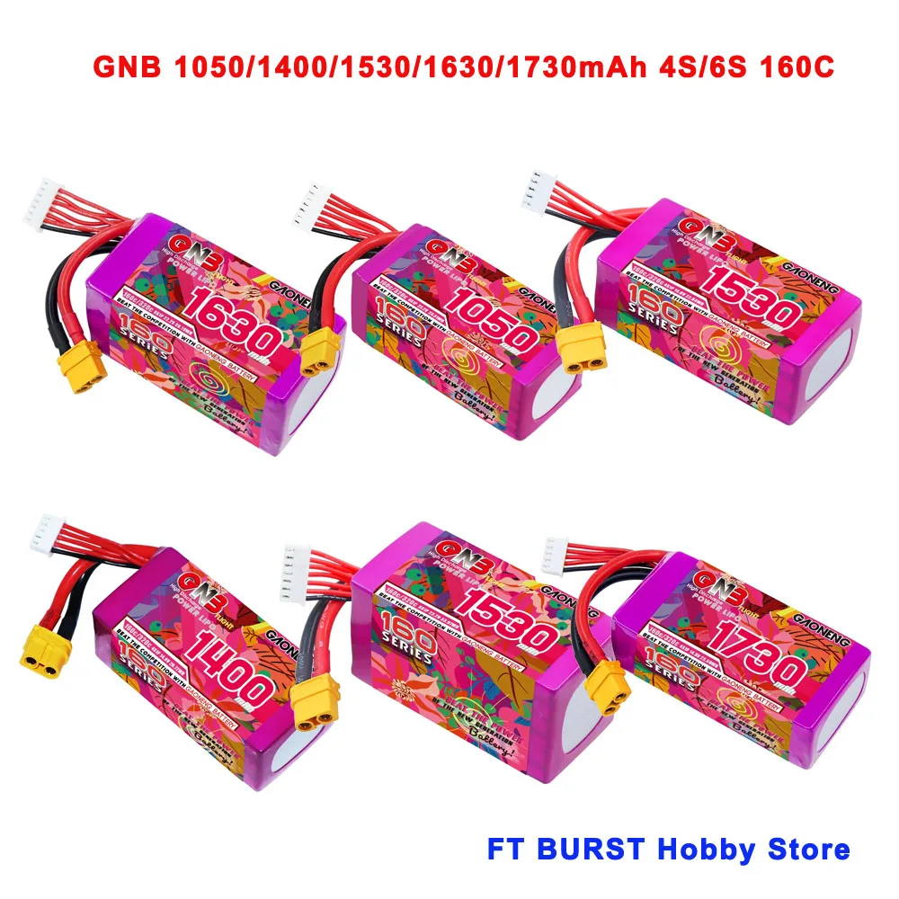 GAONENG GNB 4S/6S 1050mAh/1400mAh/1530mAh/1630mAh/1730mAh 14,8 V/22,2 V ...