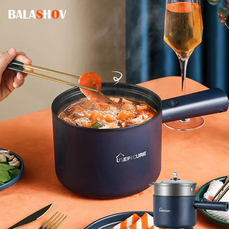 Panela-quente-de-camada-nica-ou-dupla-multifun-es-fog-o-de-arroz-el ...