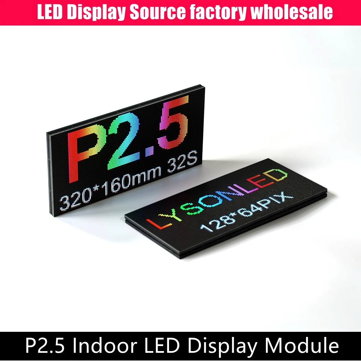 Factory-Price-128x64-Matrix-Sign-RGB-P2-5-Led-Module-Video-Wall-Indoor ...