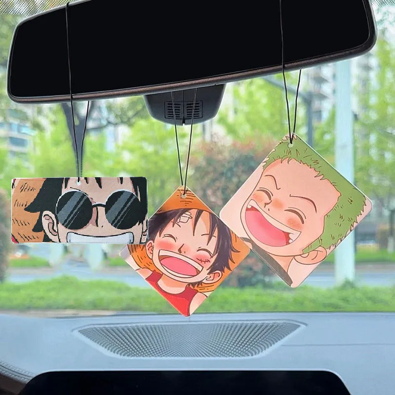 Anime One Piece Car Air Fragrance Kawaii Luffy Zoro Car Fragrance ...