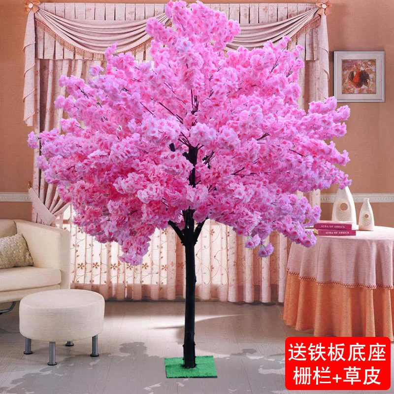 Large-Scale-Simulation-Cherry-Blossom-Tree-Wishing-Tree-Indoor-Hotel ...