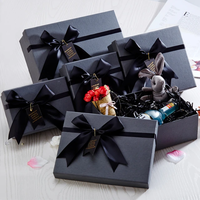 Christmas Gift Box Black