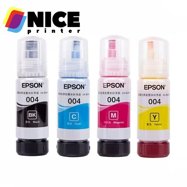 CMYK-recambio de tinta para impresora Epson, recambio 004 de tinta para ...