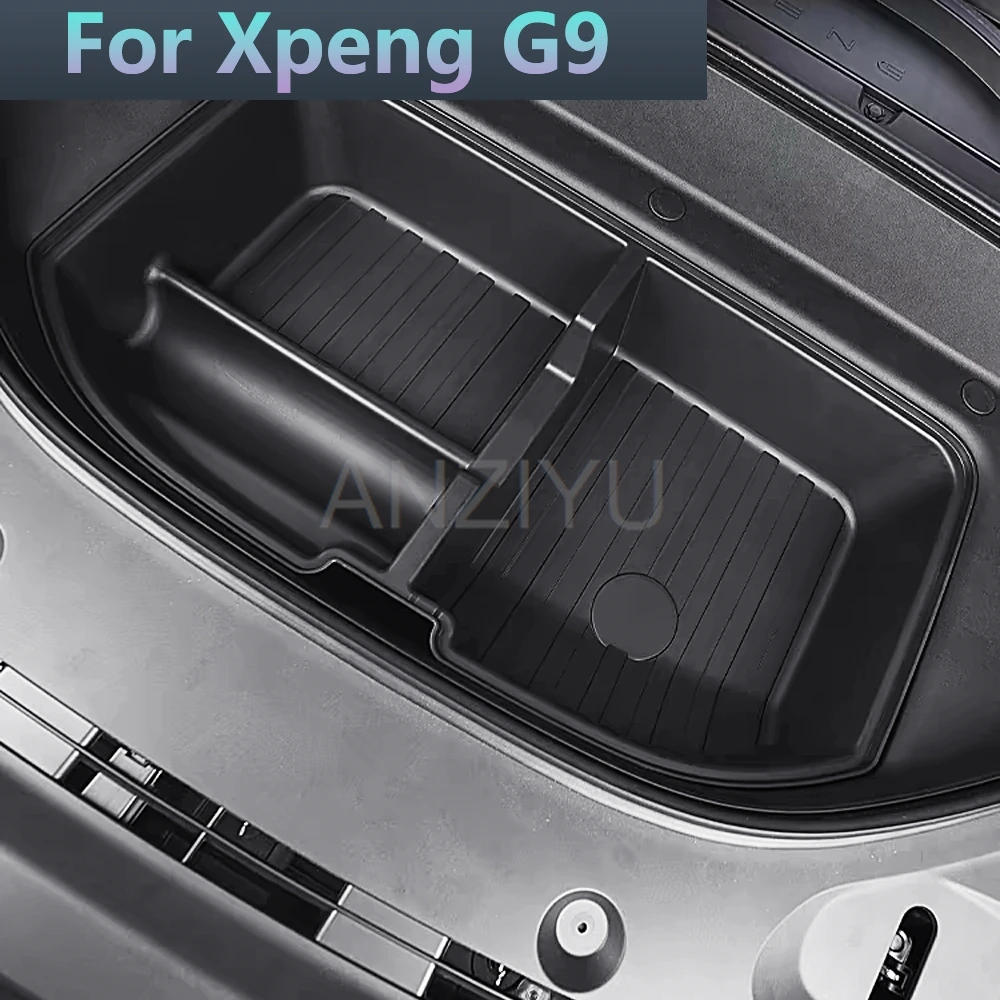 Car-Front-Trunk-Storage-Box-Compartment-Organizer-Tray-Waterproof-Easy ...