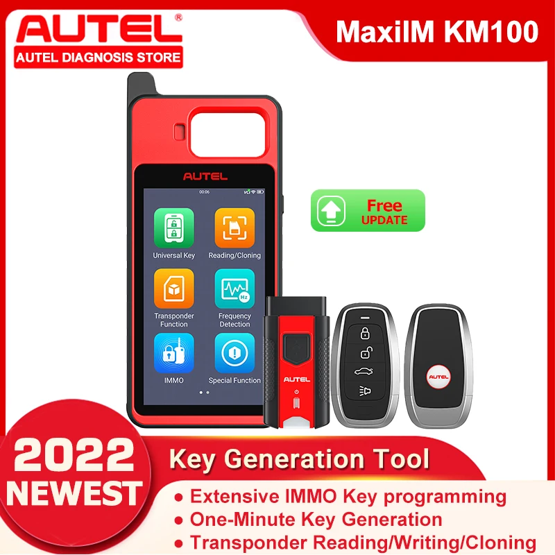 Autel MaxiIM KM100 Universal Key Generator Kit Transponder Reading ...