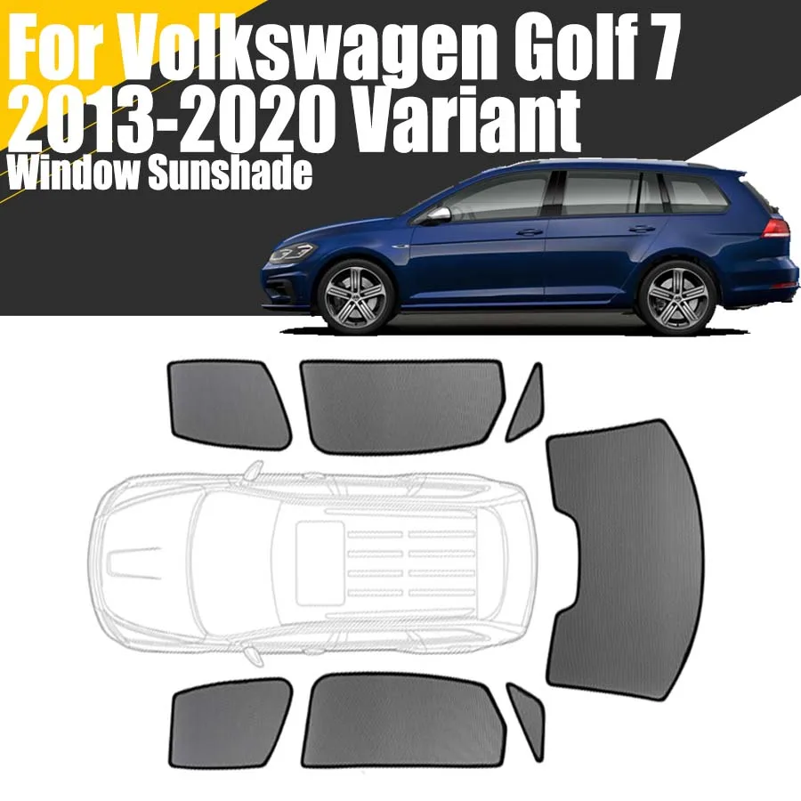 Custom-Magnetic-Car-Window-Sunshade-For-Volkswagen-Golf-7-VII-Variant ...
