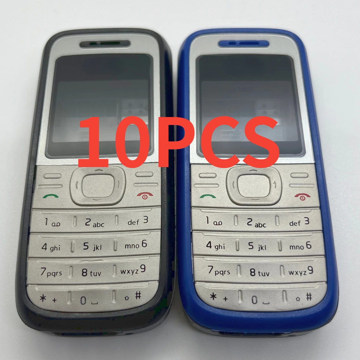 10PCS-New-Top-Quality-Cover-for-Nokia-1200-1208-Full-Complete-Mobile ...