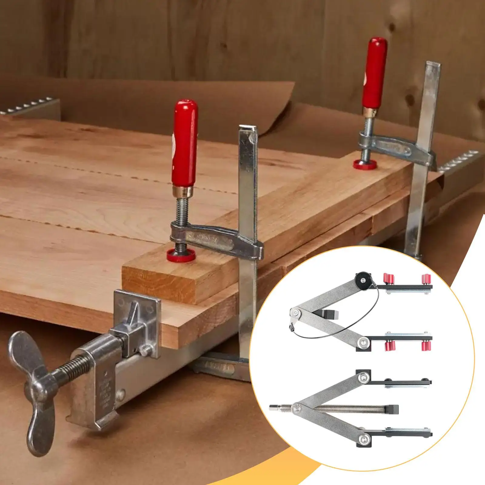 4 Way Pressure Panel Clamp, Multifunctional, Splicing Boards Clamp ...