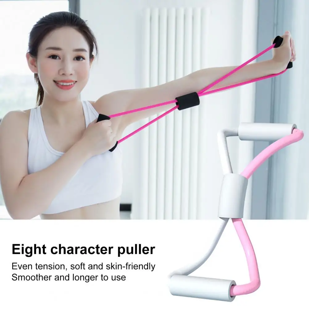 Fitness-Stretching-Belt-Arm-Resistance-Band-Figure-8-Exercise-Band ...