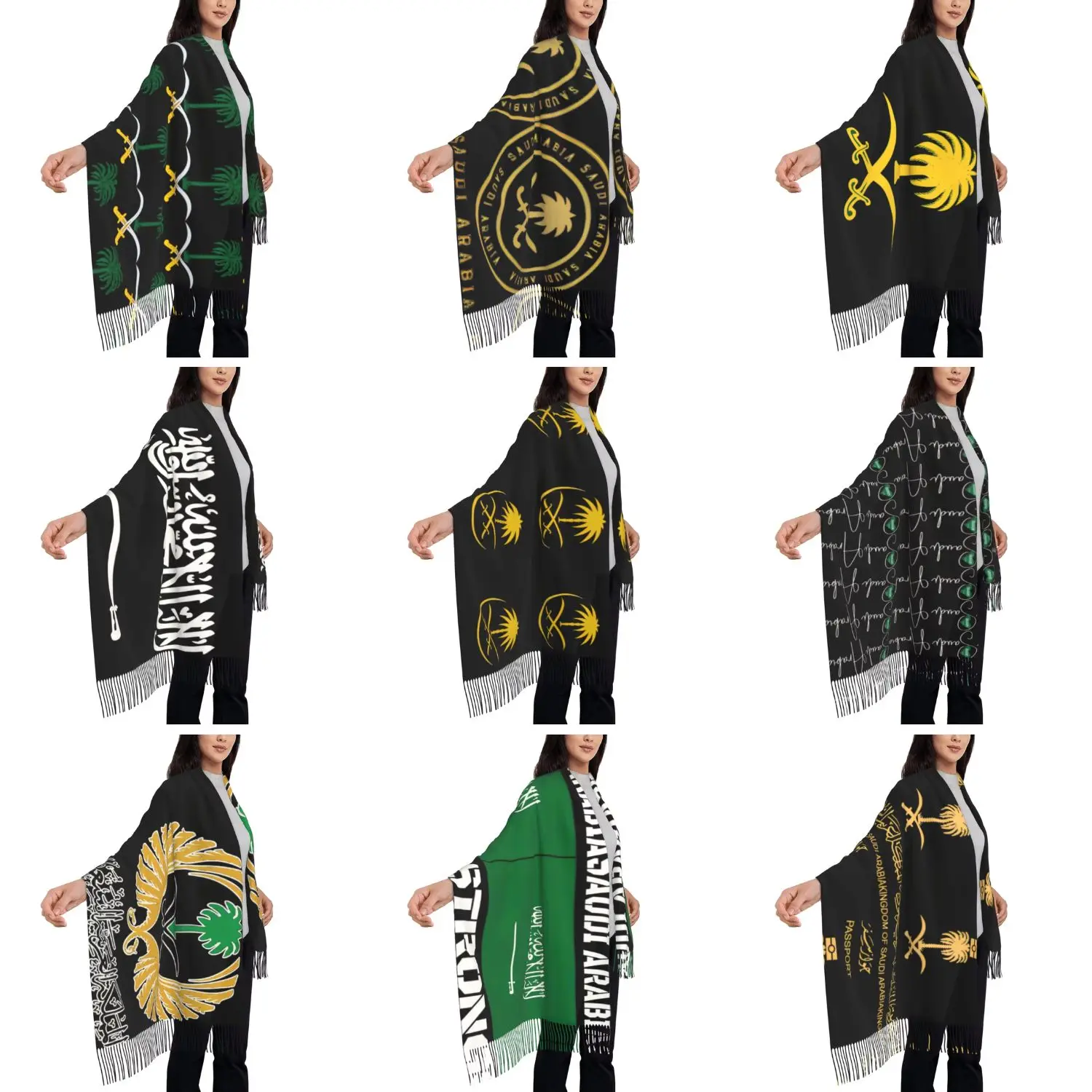 Women-Scarf-Warm-Soft-Custom-Kingdom-Of-Saudi-Arabia-Headwear-Scarves ...