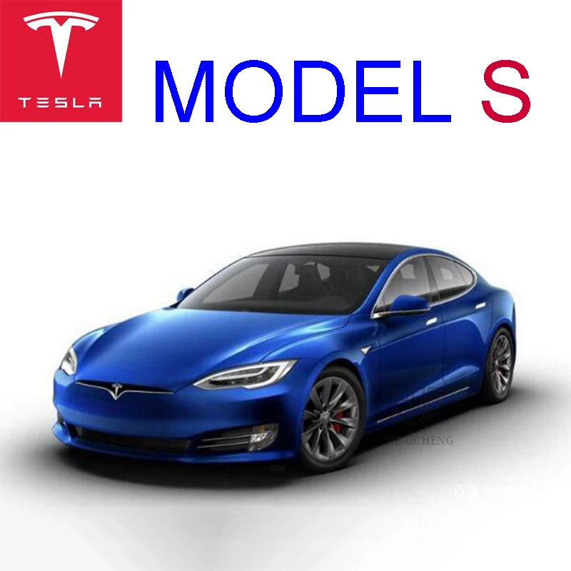 Tesla Model S Diecast Model S Toy Car para crianças, veículos de liga ...