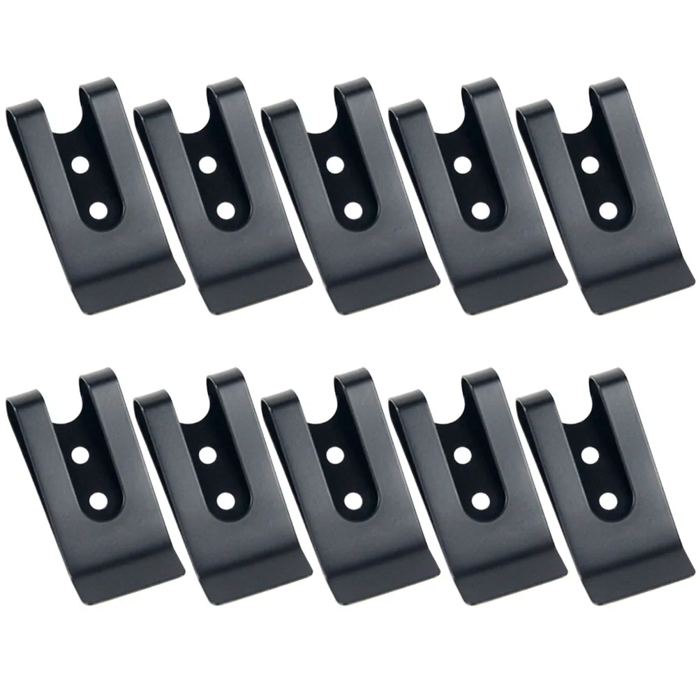 10 Pieces Metal Belt Clip Holster Clamp Buckle Spring Hook For DIY Bag ...