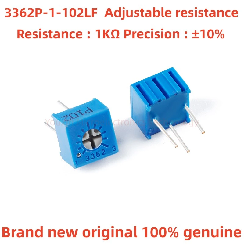 Original genuine 3362P 1 102LF 3362P 1 102 1KΩ ±10% ±100ppm/°C ...