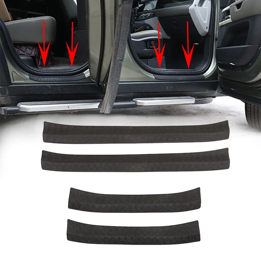 Black-Door-Sill-Scuff-Plate-Guard-Protector-FOR-2020-21-Land-Rover ...