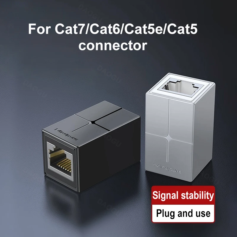 Cat 7 6 5 RJ45 Interface Connector Ethernet Cable Extension Adapter ...