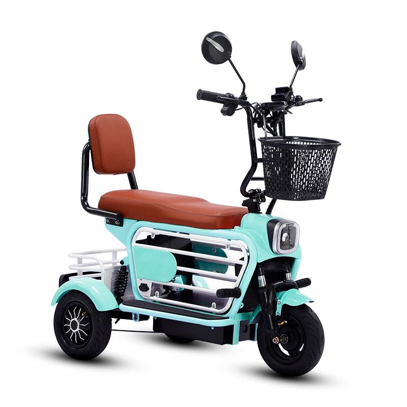 YY triciclo eléctrico plegable para el hogar, vehículo pequeño con batería ligera para padres e ...