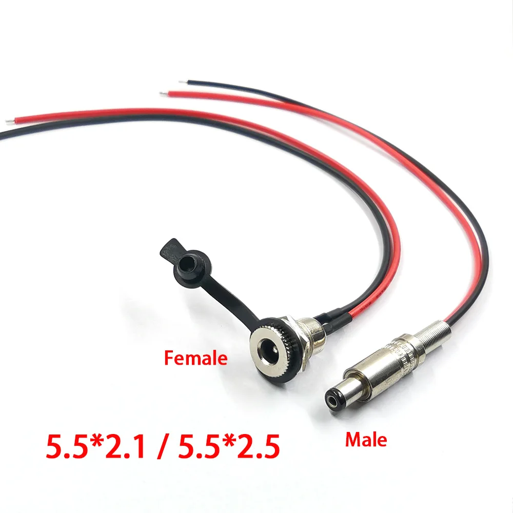 Conector-de-alimentaci-n-con-Cable-DC-hembra-toma-de-corriente-de-5-5x2 ...