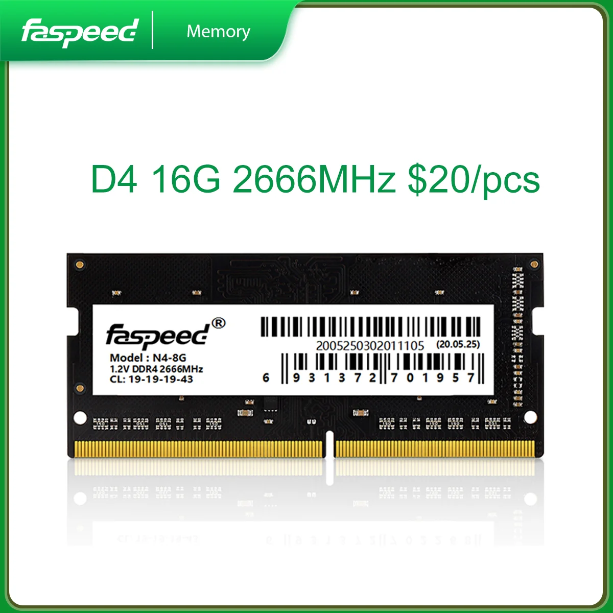 10pcs Memoria Ram DDR3 Notebook Dual Channel Memory DDR4 1600MHz ...