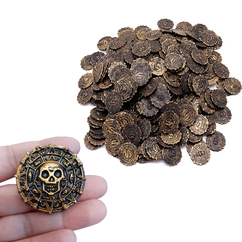 Plastic-Fake-Pirate-Coin-for-Kids-Decora-o-de-Festa-de-Anivers-rio ...