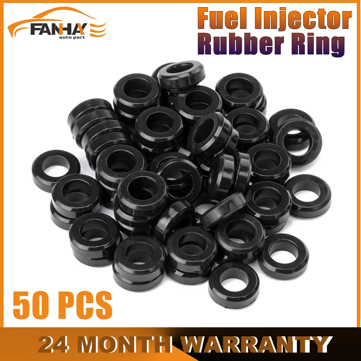 50PCS O-Ring Set Automobile Fuel Injector Nozzle Sealing Ring Fuel ...
