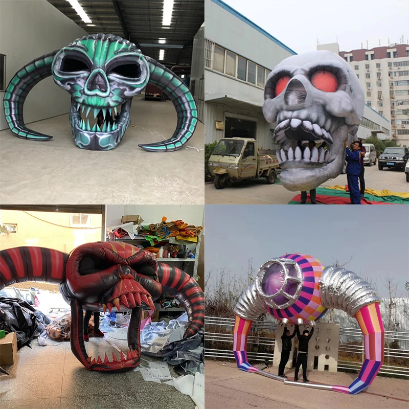 3M-Giant-Inflatable-Skull-Playground-Toys-Hanging-Ghost-Head-Arch ...