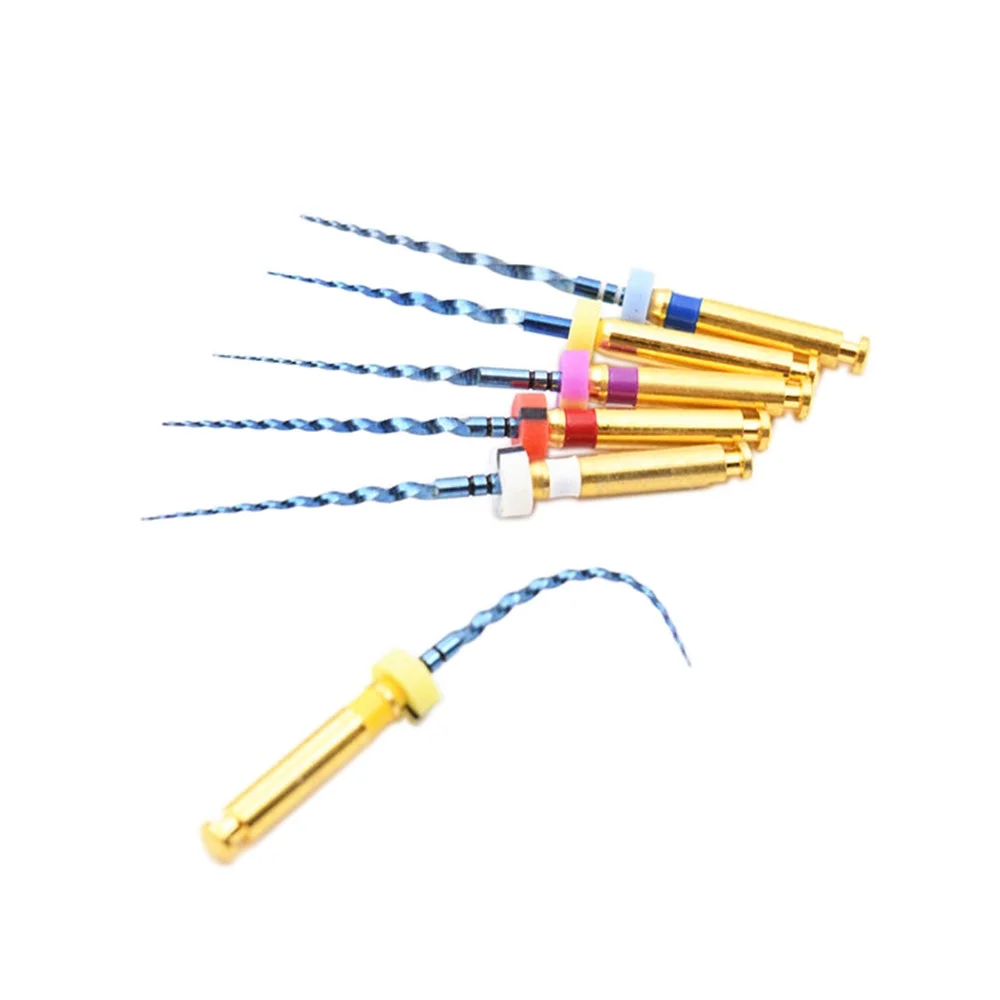 6Pcs-Dental-Super-Files-25mm-Sx-F3-Niti-Blue-Rotary-File-Root-Canal ...