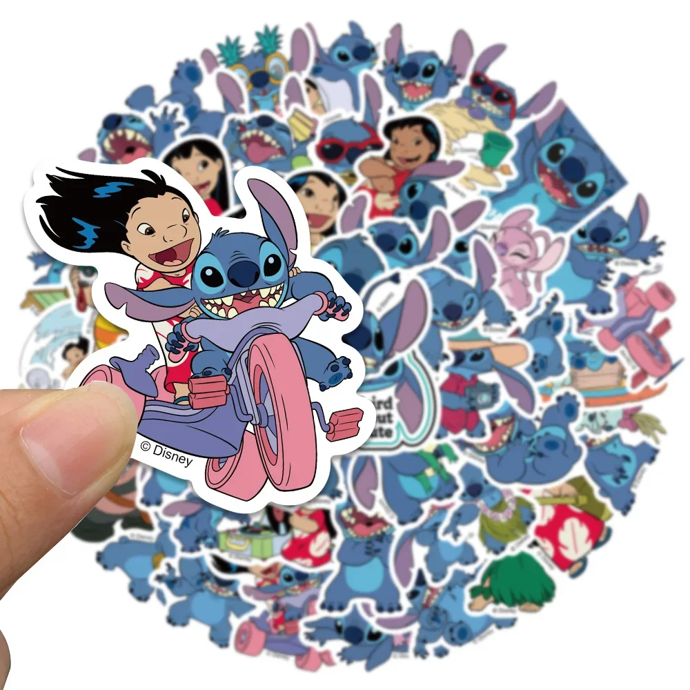 Disney-Cute-Cartoon-Lilo-Stitch-Micky-Stickers-Graffiti-for-Scrapbook ...