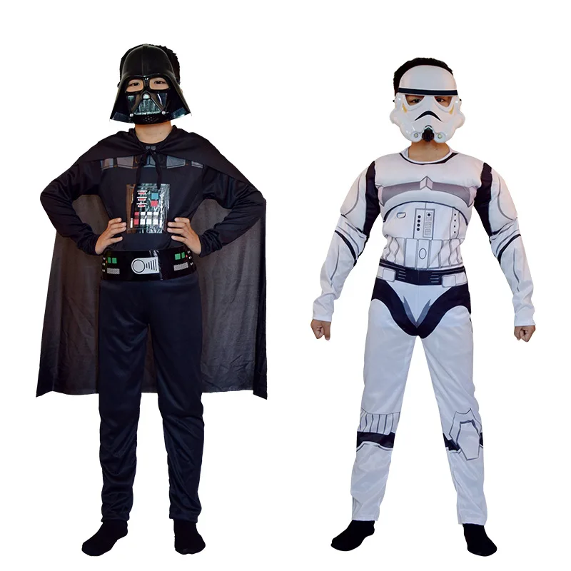 Kids-Black-Warrior-Cosplay-Costume-Storm-Trooper-Darth-Vader-Anakin ...