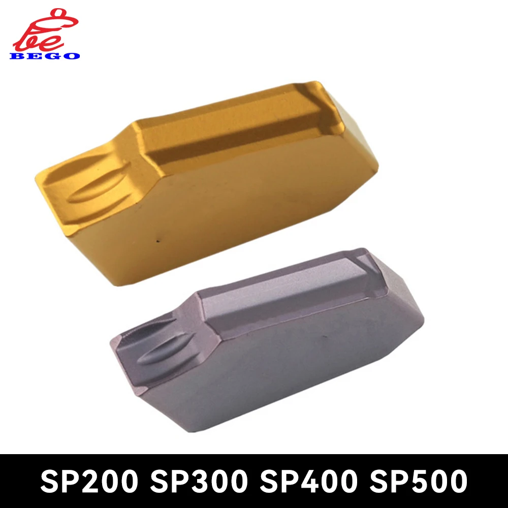 10PCS SP200 SP300 SP400 SP500 NC3030 Slotted Carbide Insert CNC Tool ...