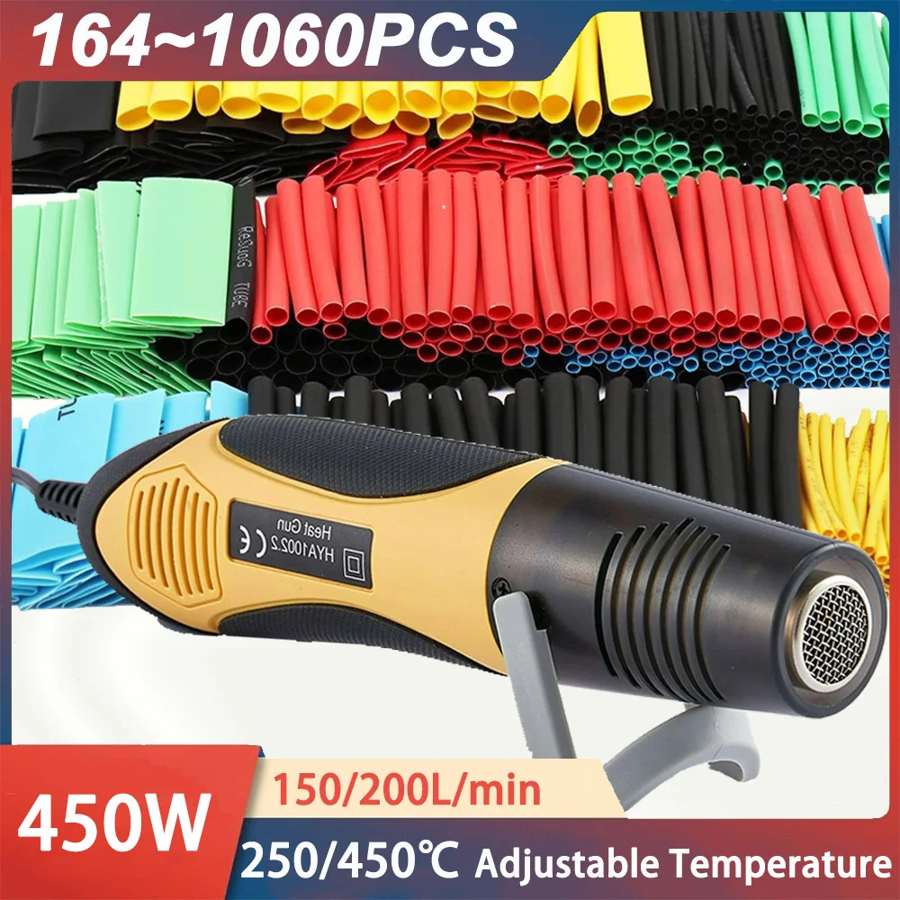 164-530-1060PCS-Heat-Shrink-Tubing-kit-2-1-Shrinkable-Wire-Shrinking ...