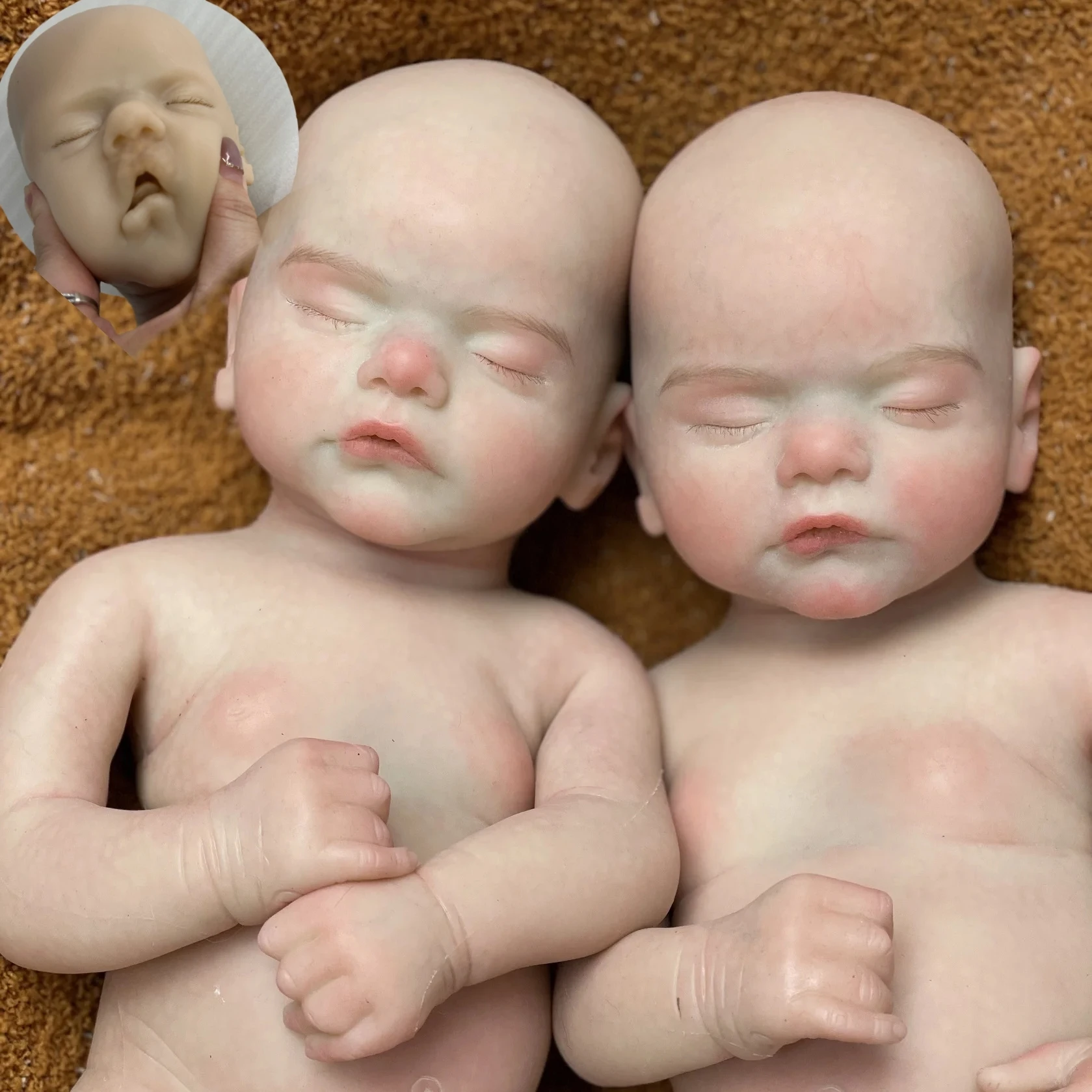 Can-Open-Mouth-45cm-Twins-Sam-Reborn-Baby-Girl-and-Boy-Full-Body-Solid ...